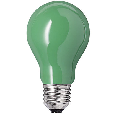 GLS 240V 15W E27 GREEN - CP Lighting Ltd