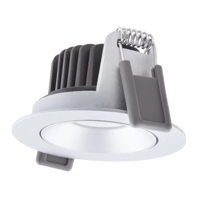 LED Tilting Spotlight 8W 3000K CRi90 36 Deg 68mm Cut Out Dimmable ...