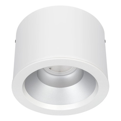 225mm LED Surface Mounted Downlight 17W 2500lm 4000K Matt Reflector ...