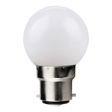 LED 45mm Round 2W BC 220-240V White Kosnic - CP Lighting Ltd