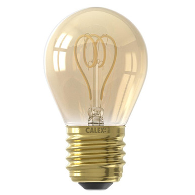 Calex Filament P45 240V 2.5W (15W eq.) E27 Gold 2100K Dimmable - CP ...