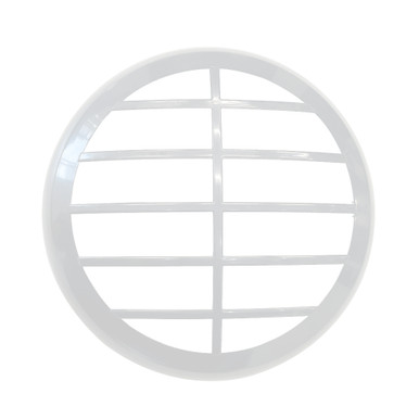 White Grill Cover For Verona LED Bulkhead Bulkhead - CP Lighting Ltd