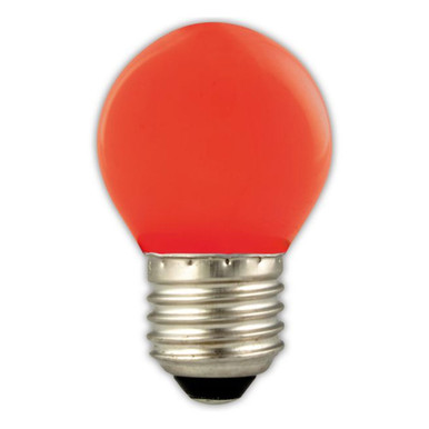 LED 45mm Round 1W E27 Red Prolite - CP Lighting Ltd