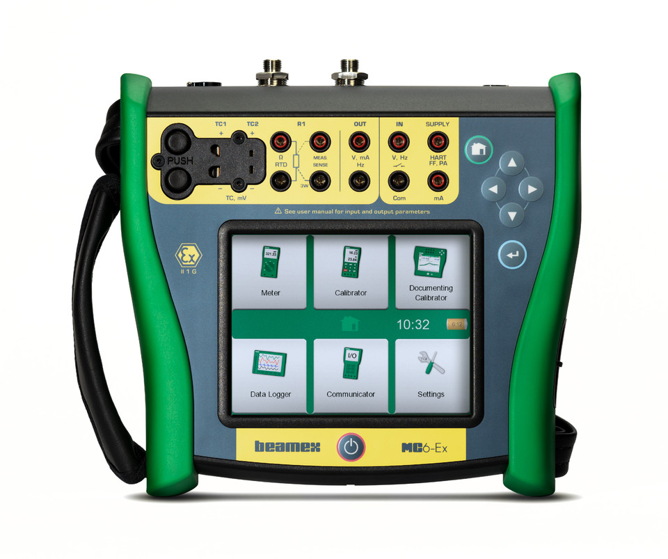 MC6-Ex Intrinsically Safe Advanced Field Calibrator and Communicator