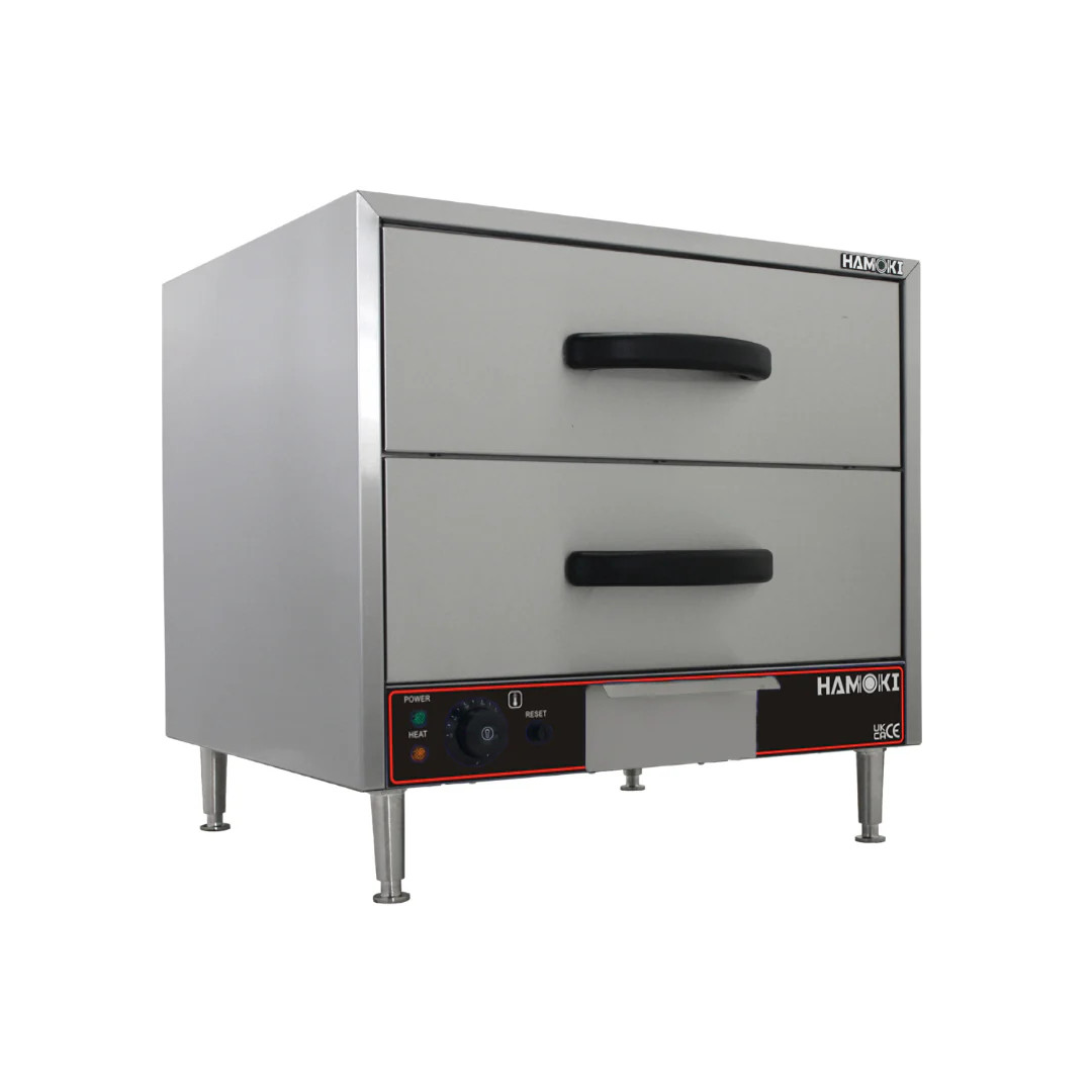 Food Warmer Drawer with 2 Drawers (Wet Heat)