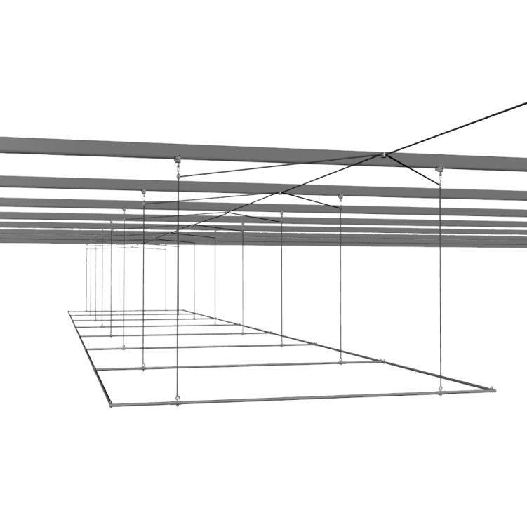 Suspended Batting Cage Frames