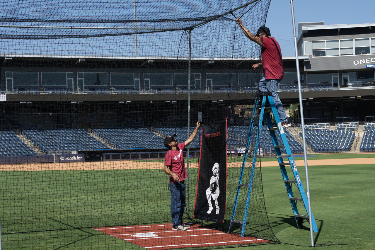 Vinyl Batting Cage Backstop