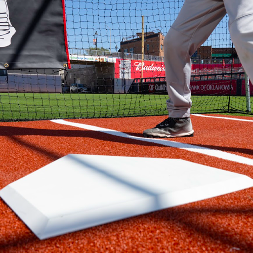 6x12 Homeplate Mat with Throw-Down Plate - Cimarron Sports
