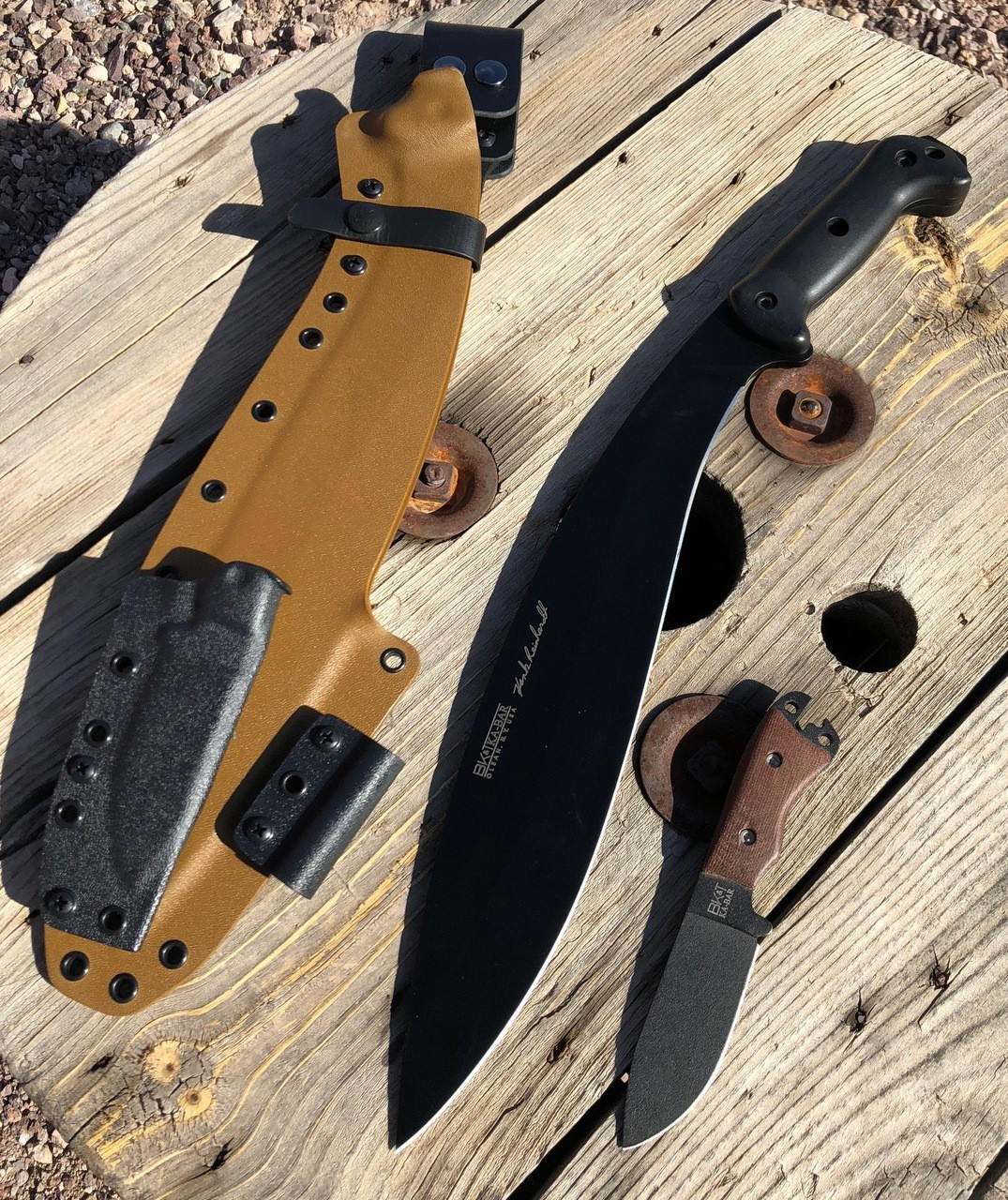 Piggy-back set-up - AZWELKE Custom Kydex Sheaths