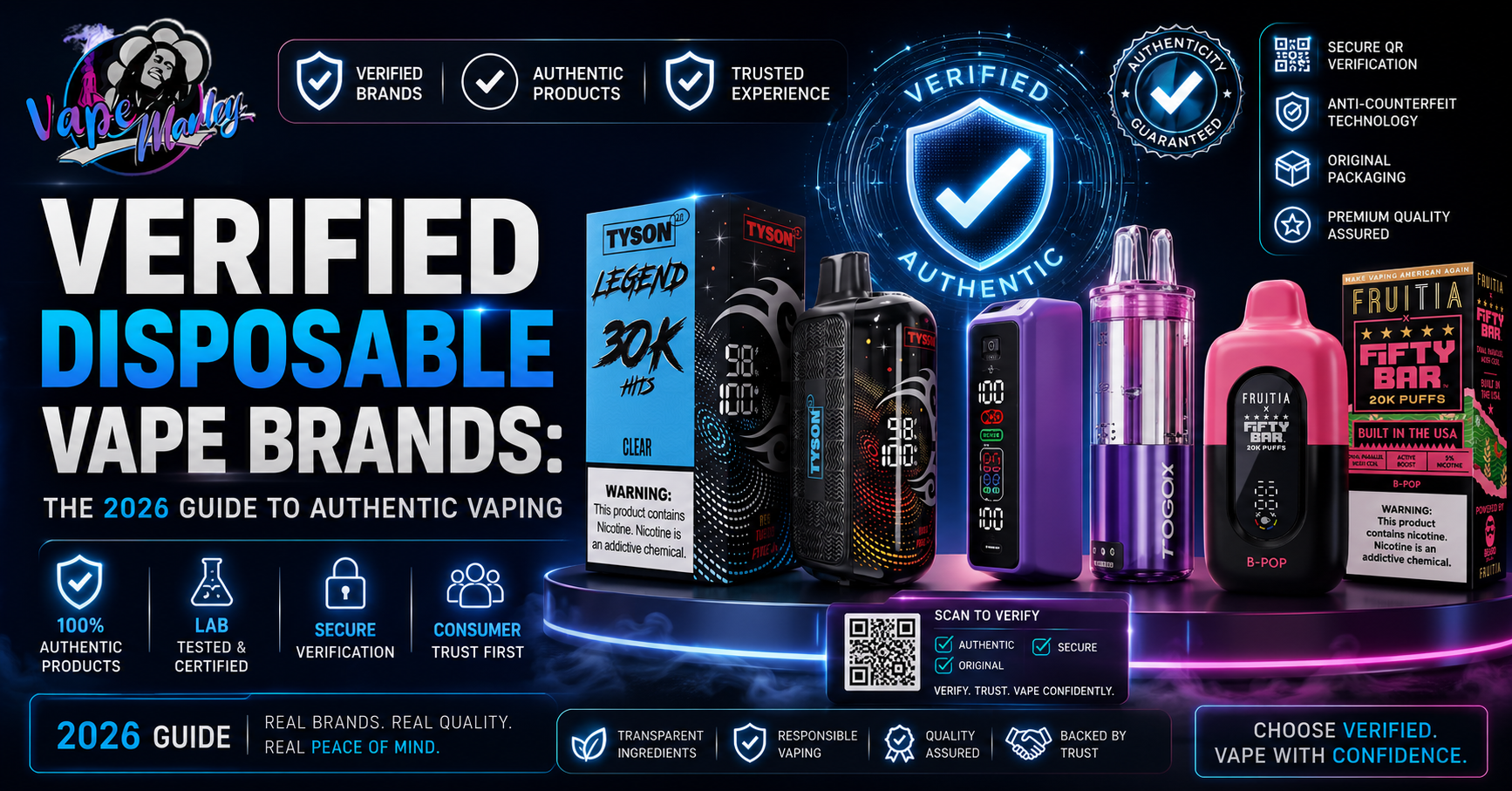 Verified Disposable Vape Brands: The 2026 Guide to Authentic Vaping ...