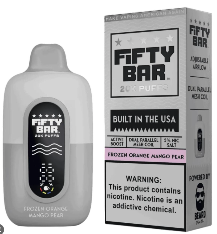 Baja Mango Fifty Bar V2 20000 Puffs Disposable Device