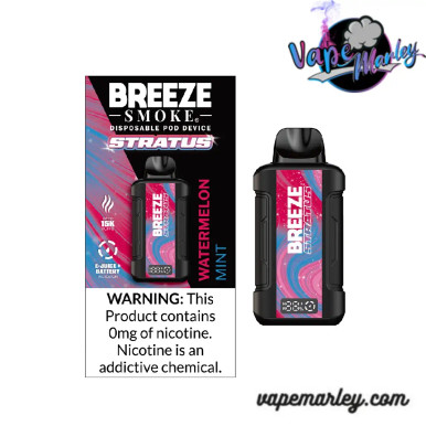 Watermelon Mint Stratus 15K Puffs Disposable | Pod Device