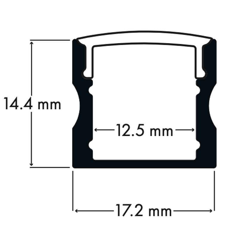 Deep Surface LED Profile | All Square Lighting