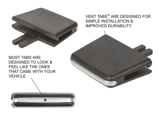 It's time to fix your car's air vents - Yes it Matters - Vent Tabs