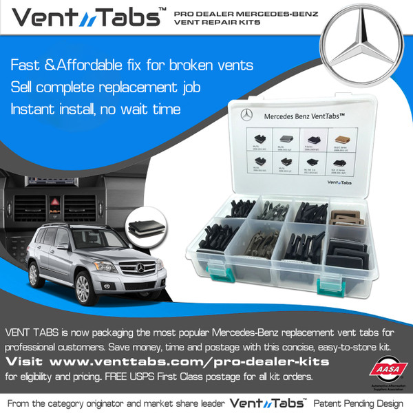 Venttabs Mercedes Benz Pro Dealer Kit - Vent Tabs