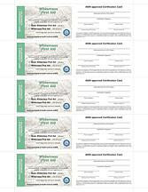 ASHI Wilderness First Aid Book & Certification Cards