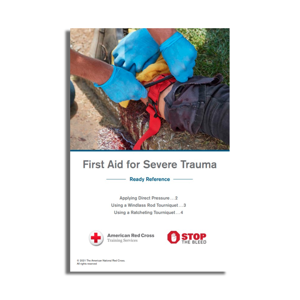 First Aid Instruction Booklet Red Cross