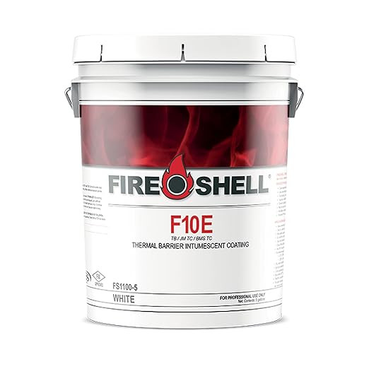 FireShell Intumescent Spray Foam Coating White 5 Gallon FS1100-5