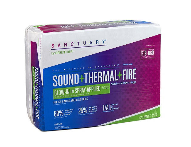 Greenfiber Sanctuary® Blow-In or Spray-Applied Insulation