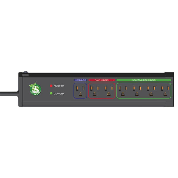 Bits 7 Outlet Tier 1 Advanced Smart Strip Surge Protector Ecg 7mvr