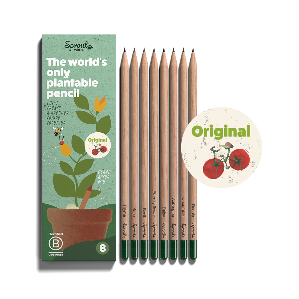 Sprout Pencil, Sustainable Plantable Graphite Lead-Free Pencil ...