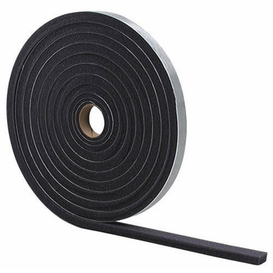 MD High Density Sponge Rubber Tape - 3/8" X 1-1/4" X 10'