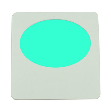 LimeLite Oval Green Night Light, White 1021