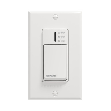 Broan Fresh Air Systems AI Series Wall Control 20-40-60 Timer VBATHW