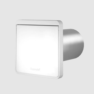 Imperial 4" Single Louver Vent Cap Plastic White VT0877 - Case Quantity ...