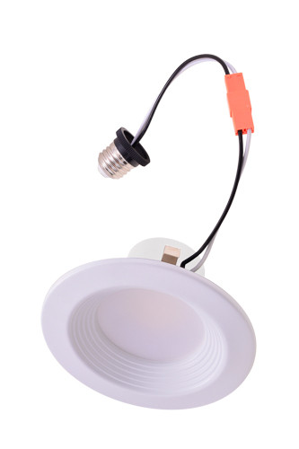 Energetic 4-inch 10W LED Baffled Downlight CCT Selectable 27K/30K/35K ...