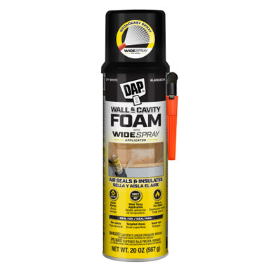 DAP® 20 oz. Wall & Cavity Spray Foam Off-White 75650 00370 - Case of 6 ...