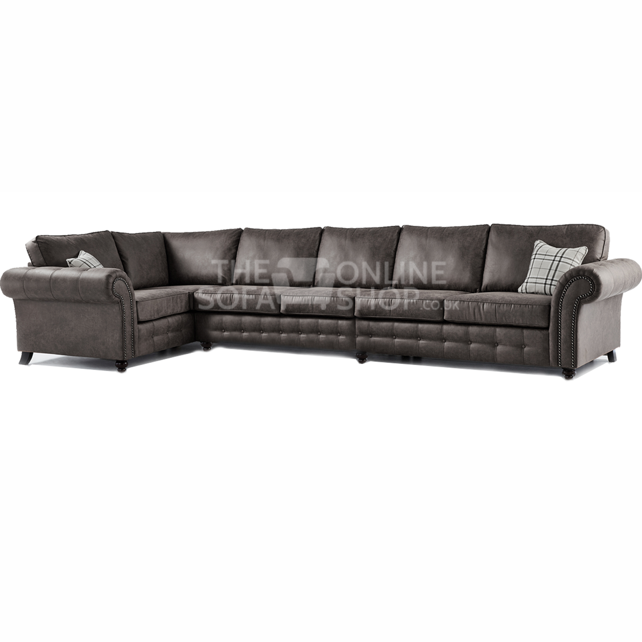 6 seater leather sofa store