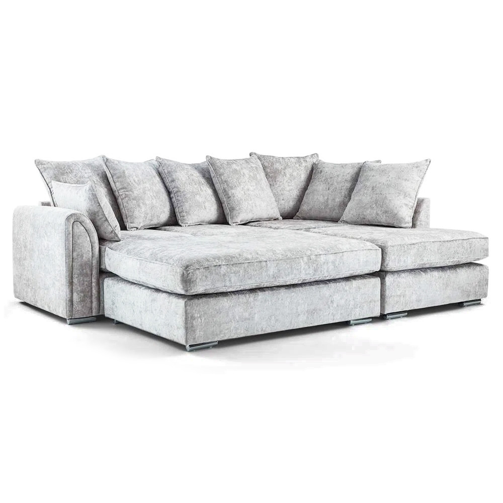 Shop Corner Sofas | Chenille, Velvet, Cord & Faux Leather - Page 2