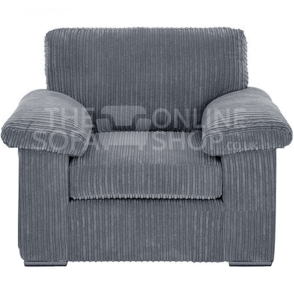 Delta Cord 2 Seater Jumbo Cord Padded Arms | The Online Sofa Shop