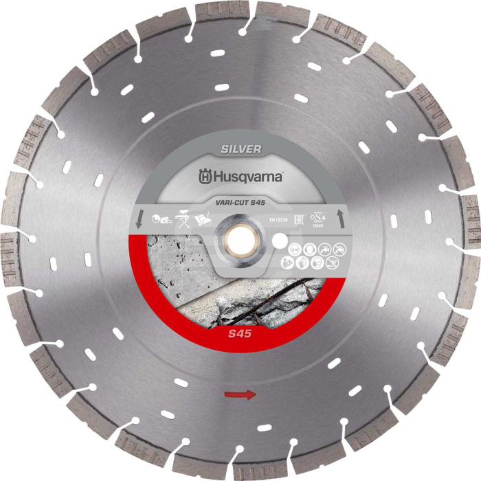 HUSQVARNA 16" VARI-CUT S45 SILVER BLADE | Buy Pro Tools Online | Tool ...