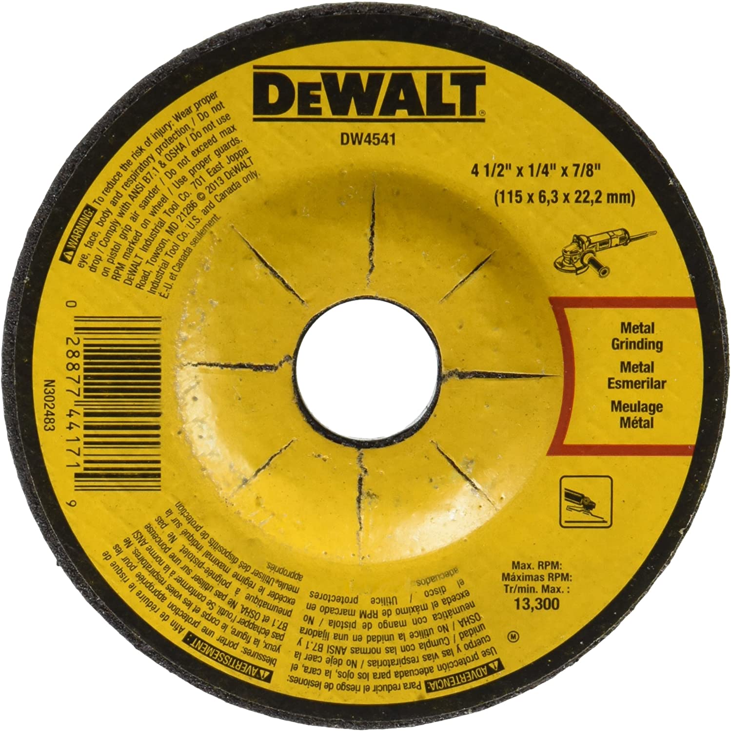 4-1/2" X 1/4" X 7/8" FAST CUTTING ABR | Buy Pro Tools Online | Tool Academy