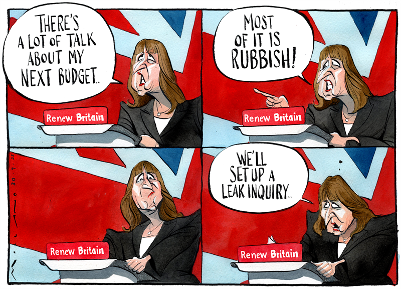 40387250-Morten Morland Cartoon Published 30/09/2025 Rachel Reeves ...