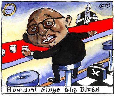 27732310-Spread 36-37: Cartoon by Chris Duggan showing Howard from the ...