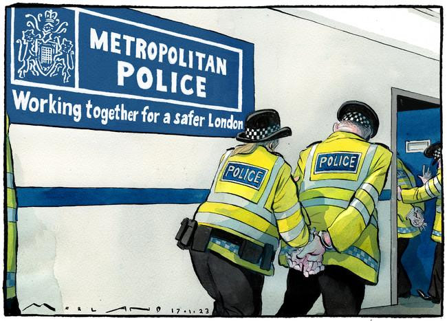39643391-Met Police arrests The Times cartoon Morten Morland 17 01 2023 ...