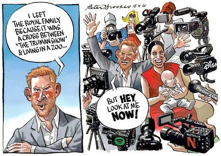 38979566-Peter Brookes cartoon 150521 Prince Harry and the media, Times ...