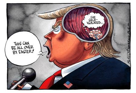Trump Cartoon Memes 18 Donald Trump Cartoons Featuring The Statue Of