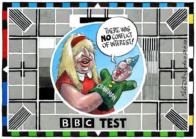 39705630-The Times cartoon by Peter Brookes Boris Johnson and BBC 29 04 ...