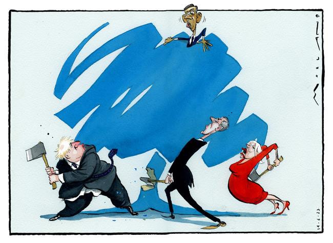 39729496-Morten Morland Cartoon 14. 06. 2023 Boris Johnson, Rishi Sunak ...