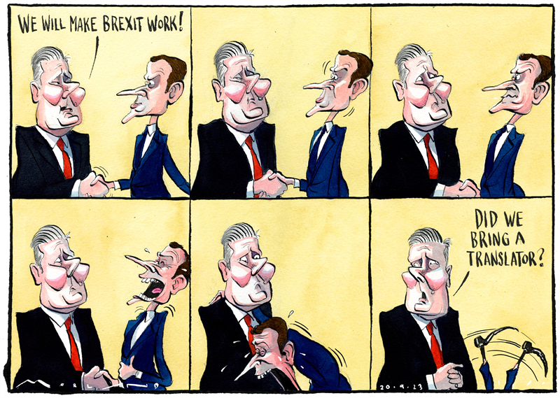 39862904-Morten Morland Cartoon 20.09.2023 We will make Brexit Work ...