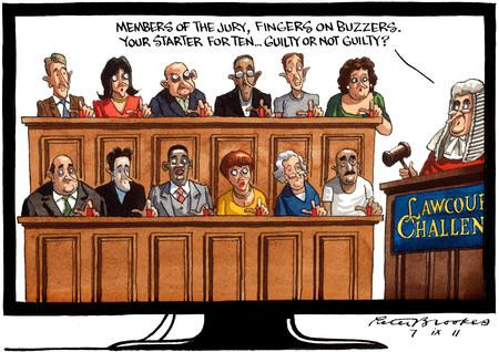 26436019-Peter Brookes cartoon refering to the change in the law that ...