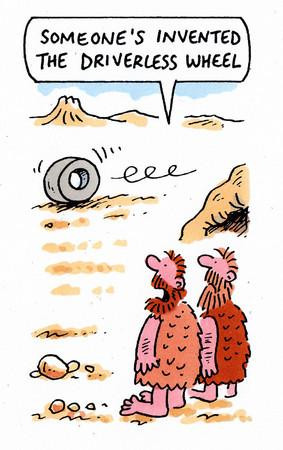 30063537-Someone's invented the driverless wheel - The Times | Newsprints