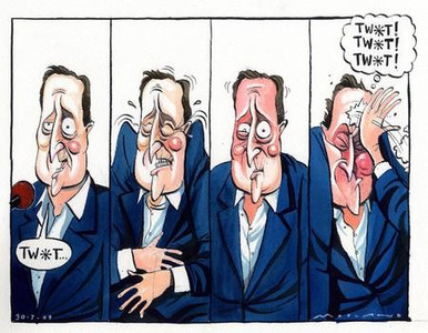 26515179-Times cartoon by Morten Morland, showing David Cameron ...