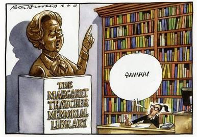 26435578-No description available Margeret Thatcher - cartoon - The ...