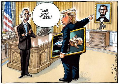 34115424-Peter Brookes cartoon 11. 11. 2016 He goes there, Donald Trump ...