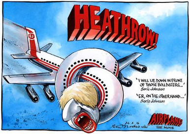 34024747-Peter Brookes cartoon - Heathrow! - The Times | Newsprints